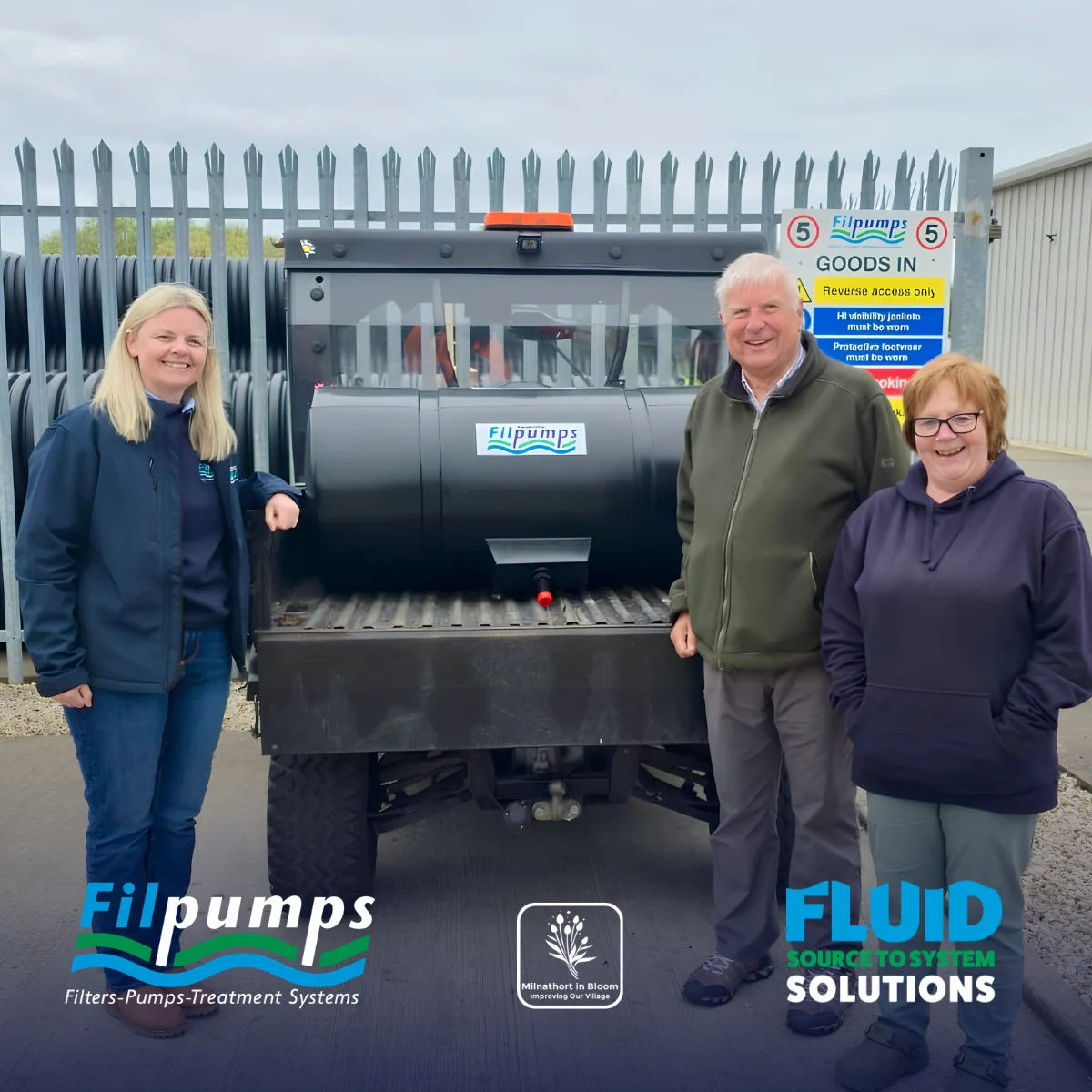 Filpumps Kinross Supports Milnathort in Bloom - Filpumps